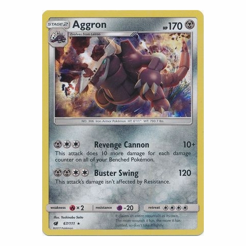 Aggron Ex Card