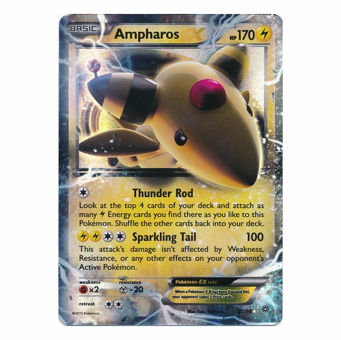 Pokemon Ampharos Card