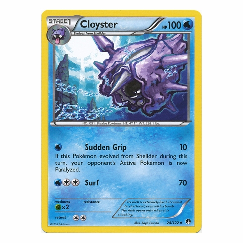 Cloyster Pokemon Card