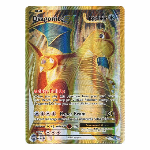 Pokemon Dragonite Ex Card