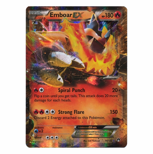 Pokemon Emboar Card Ex