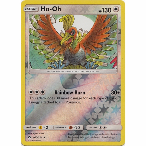 Ho Oh Pokemon Card