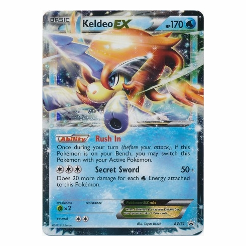 Keldeo Pokemon Card Ex