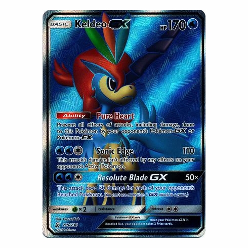 Keldeo Pokemon Card