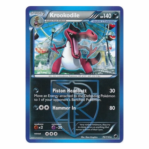 Pokemon Krokorok Card