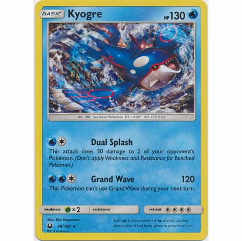 Kyogre Pokemon Card