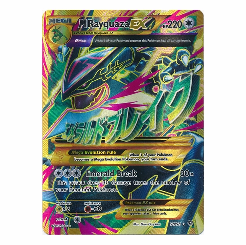 Pokemon Rayquaza Card