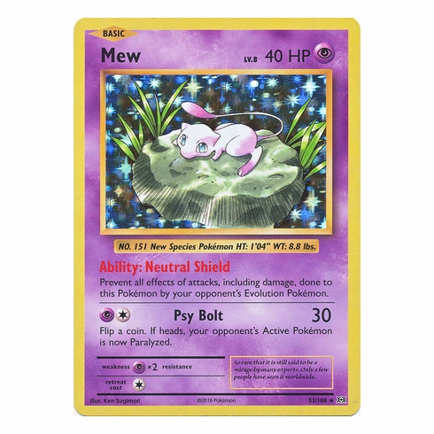 Pokemon Cards Rare Mew