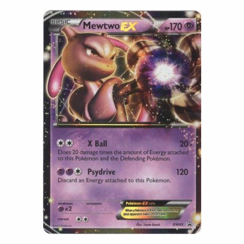 Pokemon Mewtwo Ex Card
