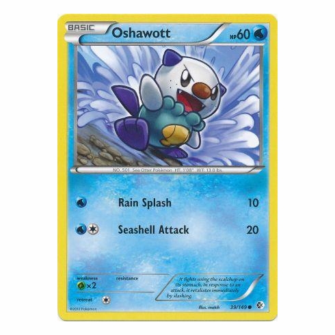 Oshawott Pokemon Card