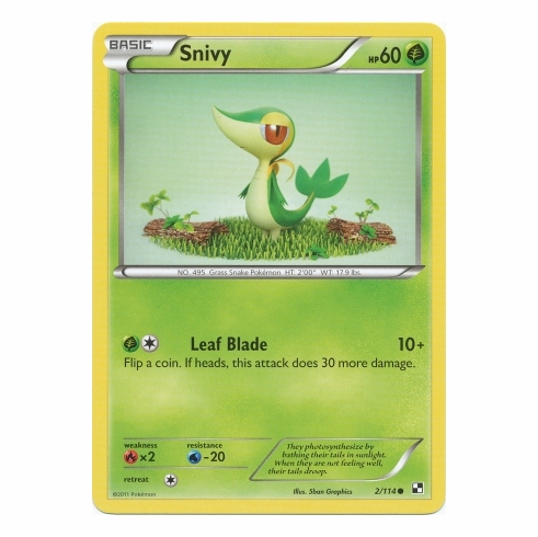 Pokemon Snivy Card