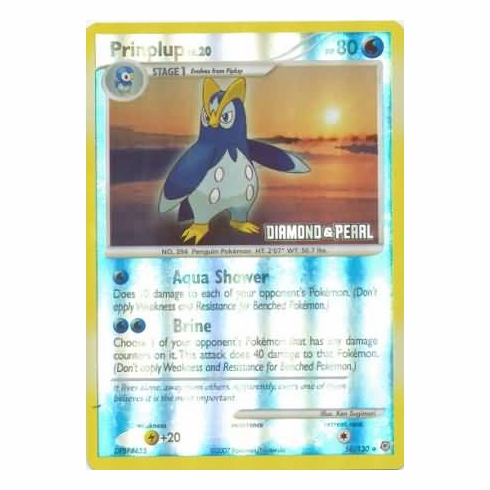 Pokemon Prinplup Card