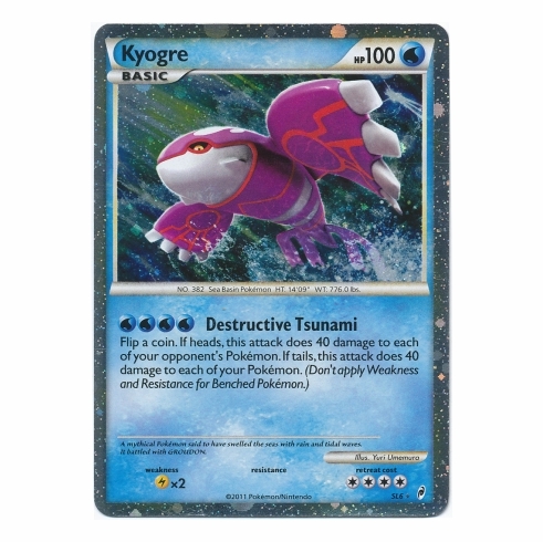 Kyogre Pokemon Card