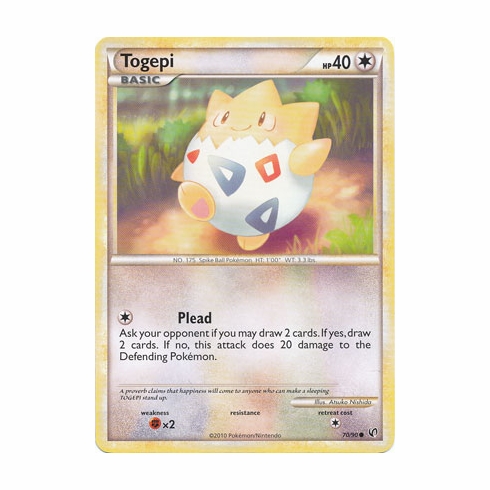 Togepi Pokemon Card