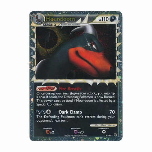 Pokemon Houndoom Card