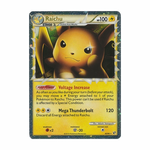 Raichu Card