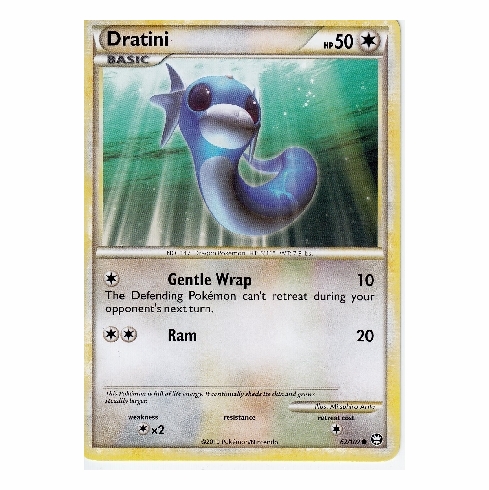Pokemon Dratini Card