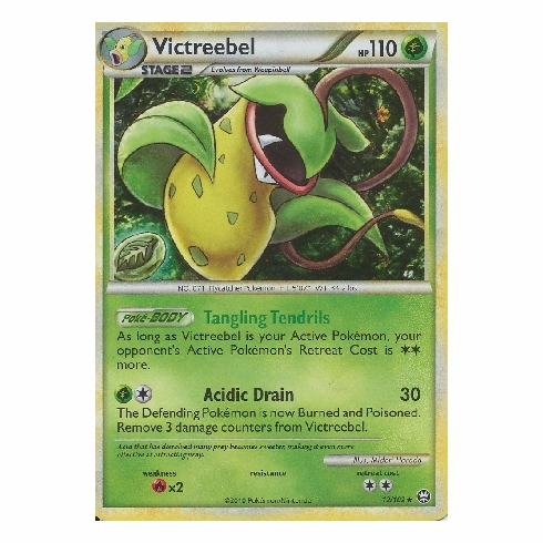Pokemon Victreebel Card