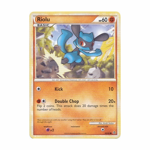 Pokemon Riolu Card