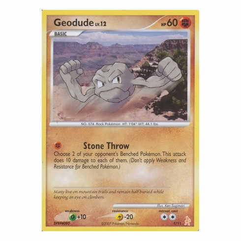 Geodude Pokemon Card