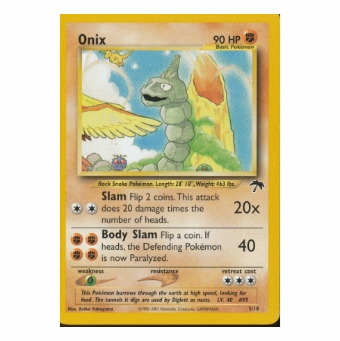 Onix Pokemon Card