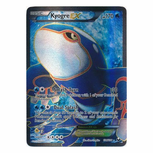 Pokemon Kyogre Card