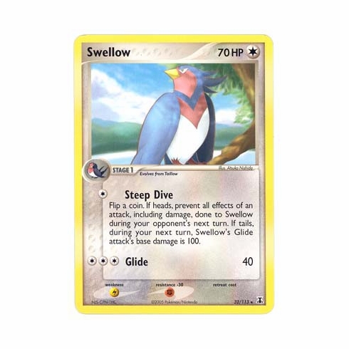 Pokemon Swellow Card