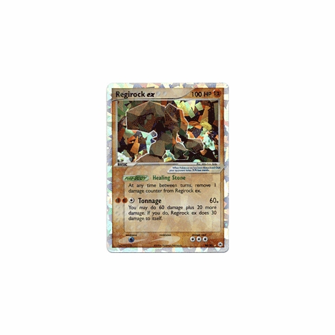 Regirock Ex Card