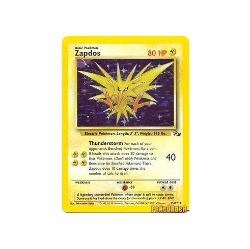 Zapdos Card