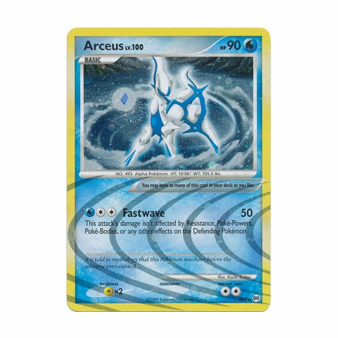 Arceus Level 100 Pokemon Card