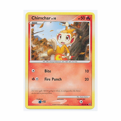 Chimchar Card