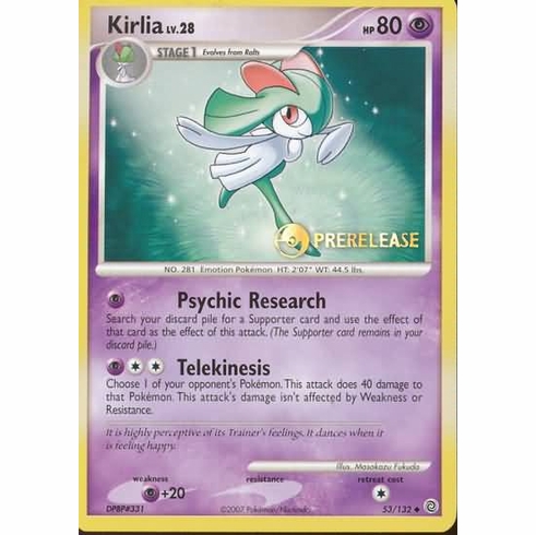 Pokemon Kirlia Card