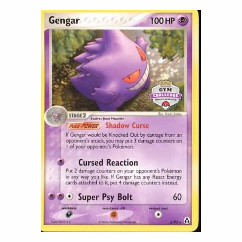 Gengar Pokemon Card