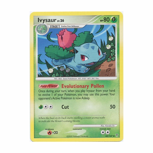 Ivysaur Pokemon Card