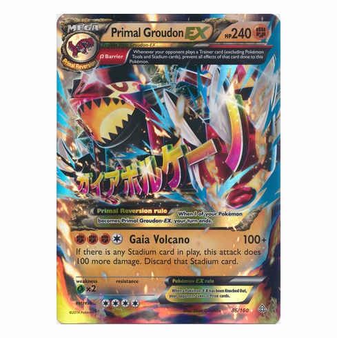 Pokemon Mega Groudon Card