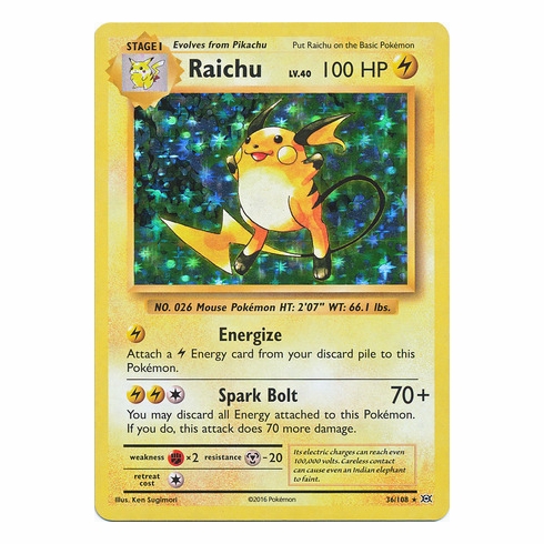 Pokemon Characters Raichu