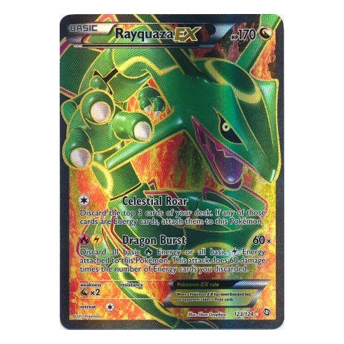 Rayquaza Dragon Type Card