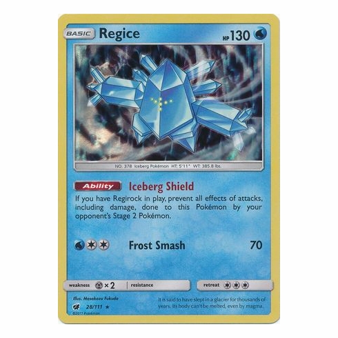 Regice Card