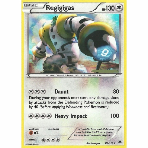Regigigas Ex Card