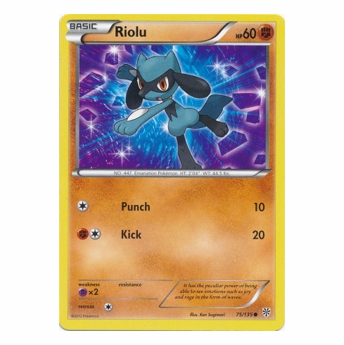 Pokemon Riolu Card