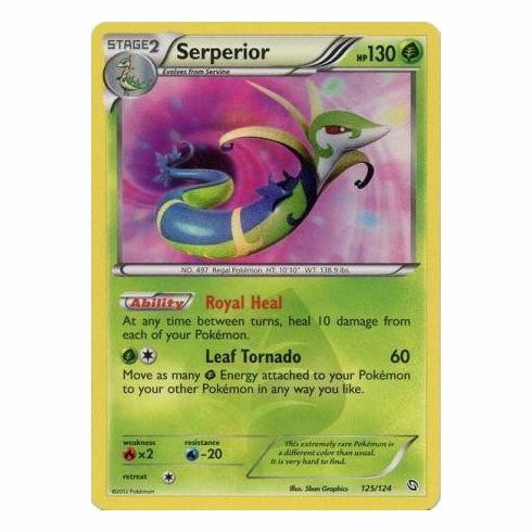 Serperior Ex Pokemon Card