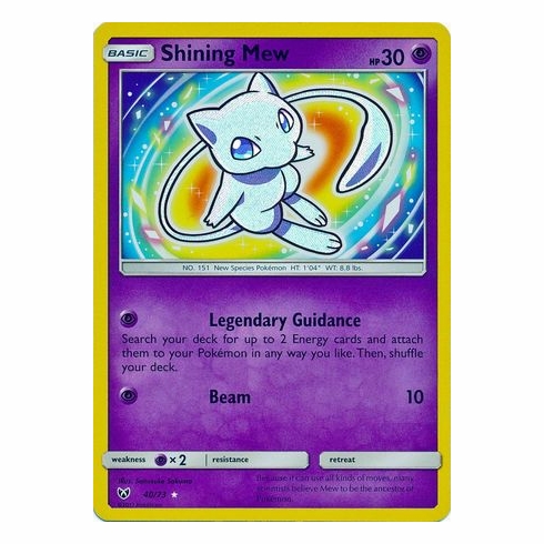 Shiny Pokemon Cards Mew