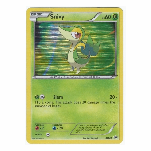 Pokemon Snivy Card