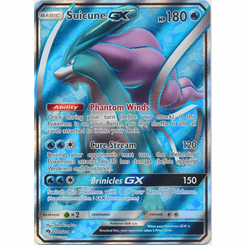 Pokemon Suicune Card