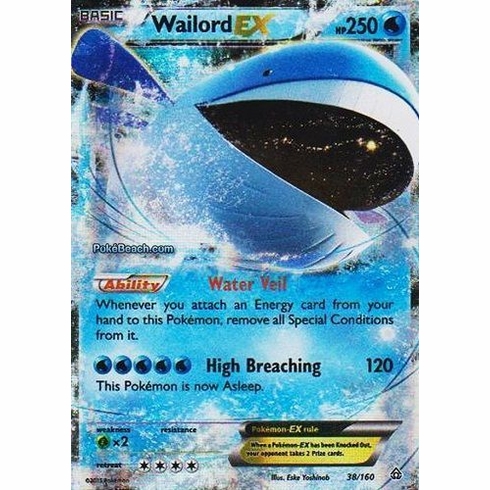 Pokemon Wailord Card