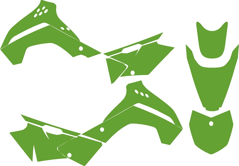 Kawasaki KLX 140 08-17 Template