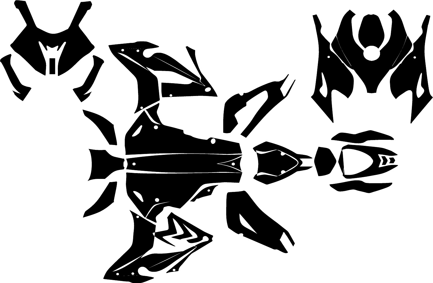 BMW RR1000 Alpha Racing Carbon 2015 Template