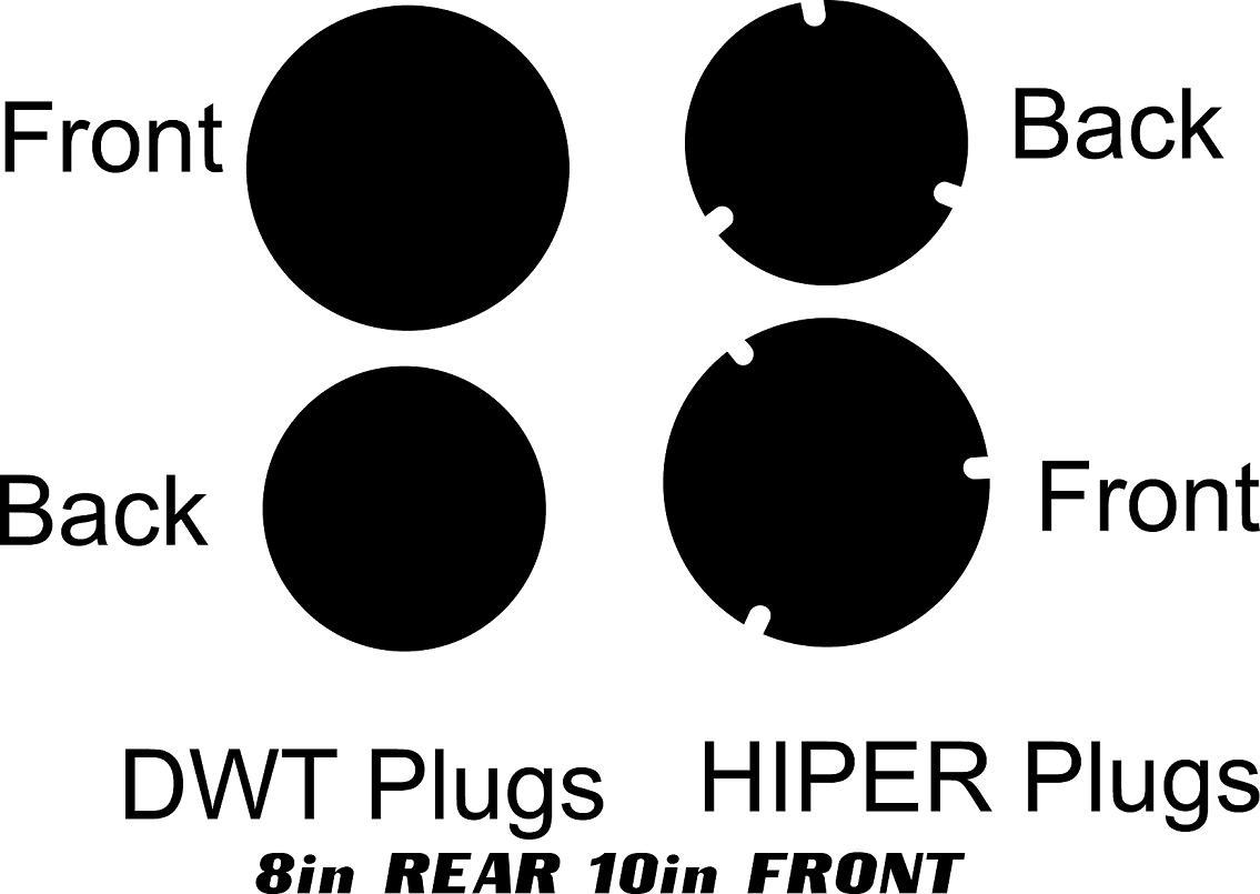 ATV Mud Plugs Templates
