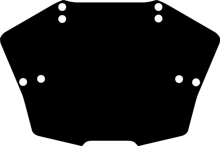 Bmx Number Plate Template
