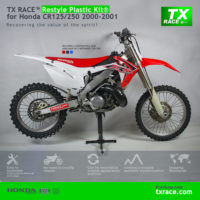 TX RACE Restyle Plastic Kit Honda CR125-250 00-07 Template